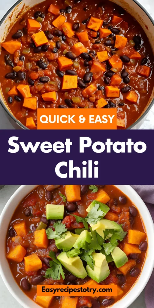 Sweet Potato Chili Recipe - Easy Recipes