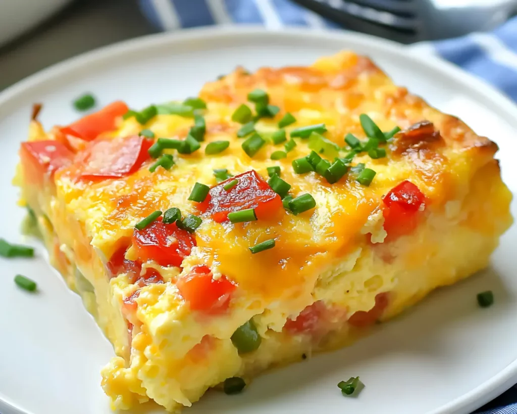 Baked Denver Omelet Casserole - Easy Recipes