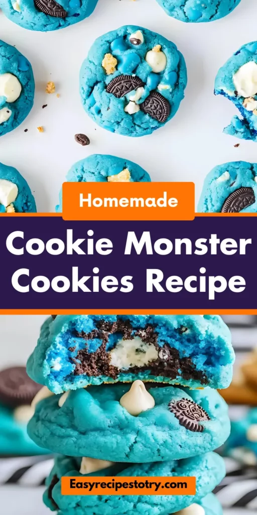 The Best Cookie Monster Cookies Recipe - Easy Recipes